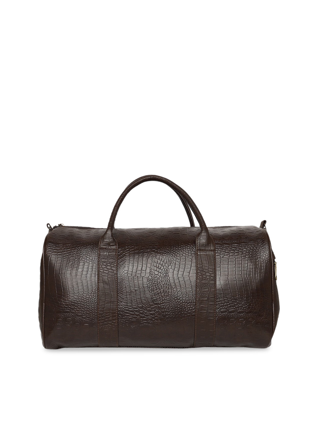 Buy GEPACK Unisex Brown Textured Synthetic Duffel Bag - Duffel Bag for ...