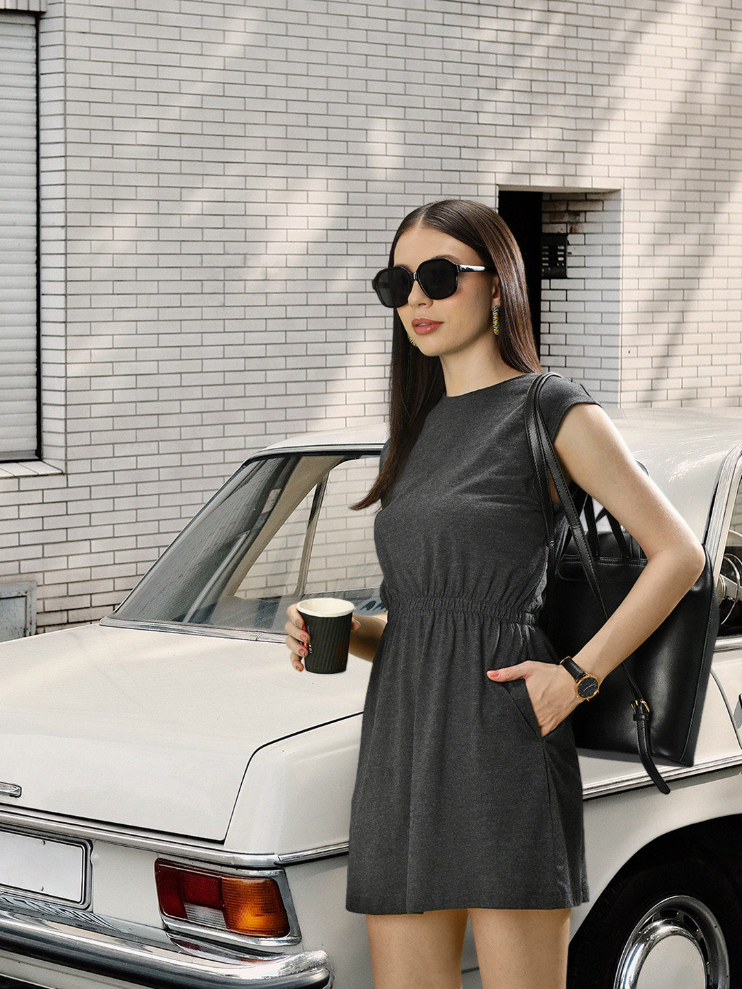 Buy ONLY Women Black Mini Dress - Dresses for Women 18096690 | Myntra