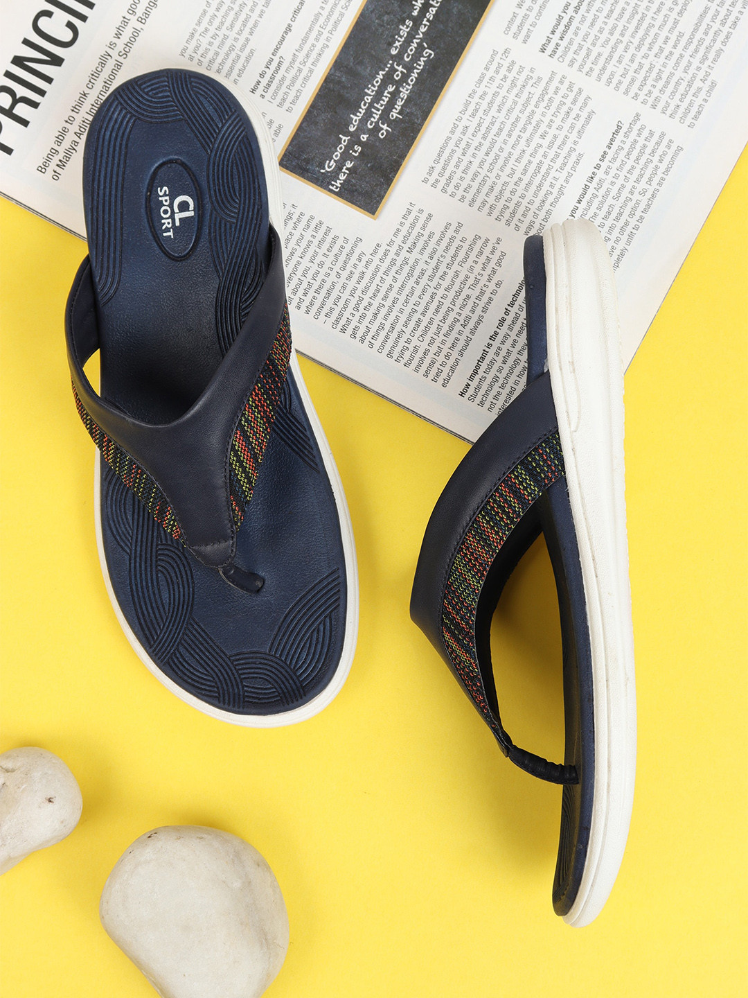 Buy Carlton London Sports Women Navy Blue Flats - Flats for Women ...
