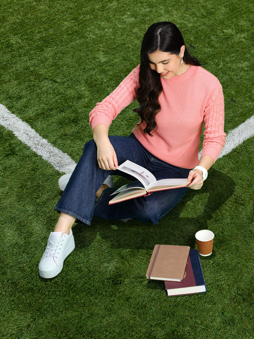 Buy Harvard Women Pink Cable Knit Acrylic Pullover Sweater - Sweaters ...