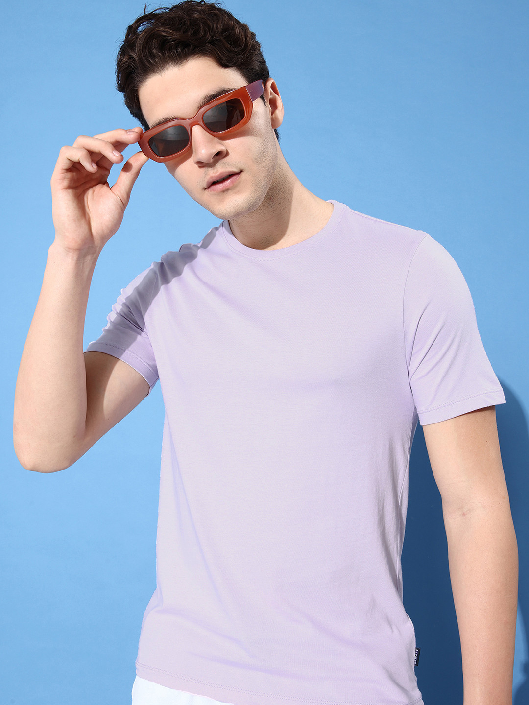 Buy Harvard Lilac Lavender Pure Cotton Carnival Of Joy Upbeat Brights T ...