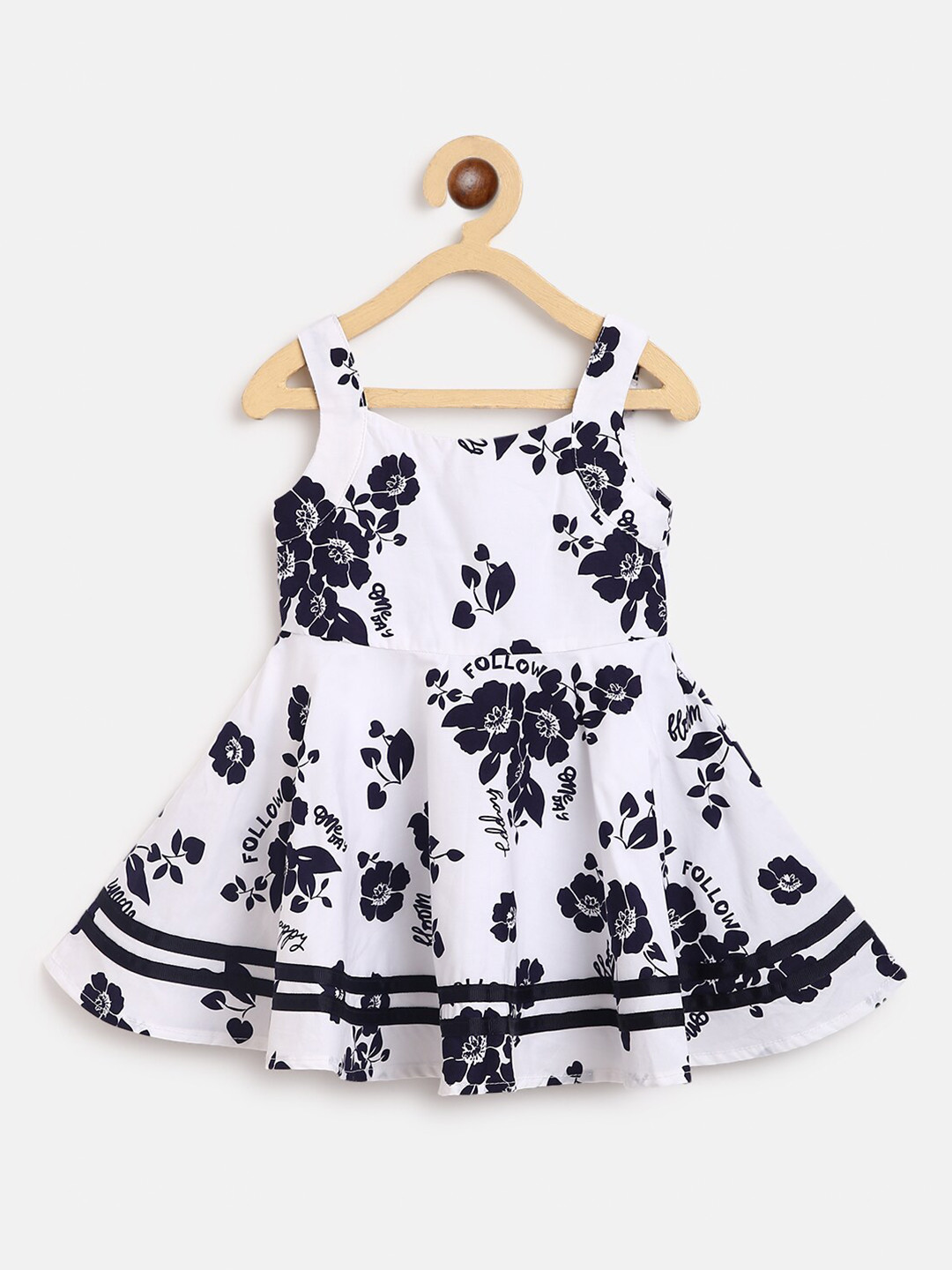 Buy Chicco White Floral Pure Cotton Dress - Dresses for Girls 18126356 ...