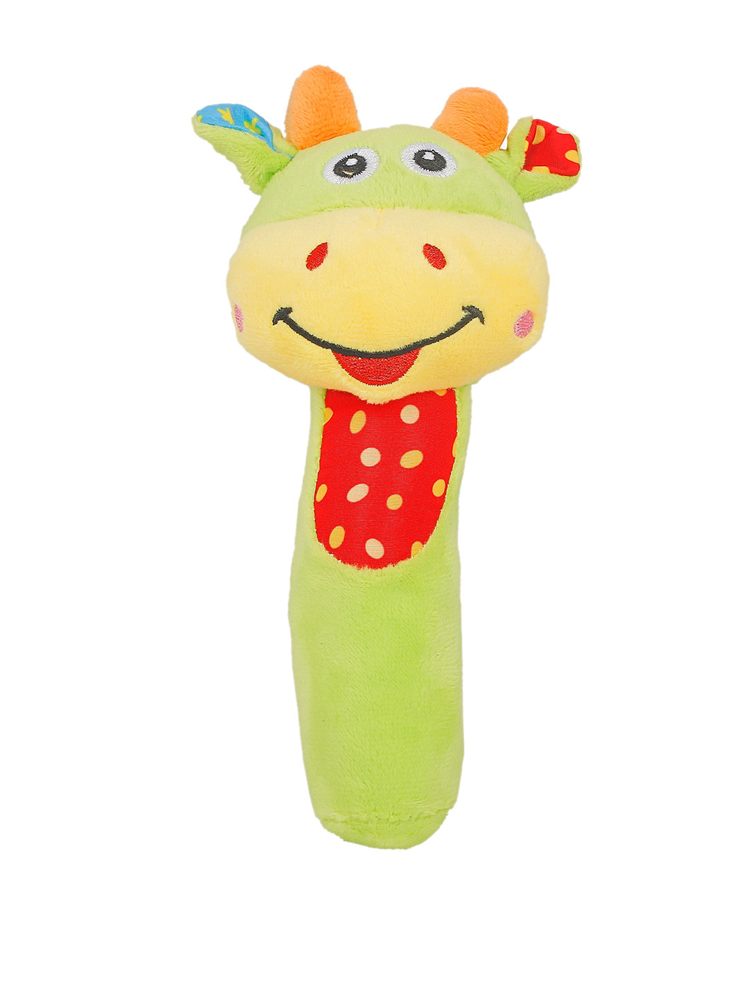 Buy Baby Moo Kids Green & Yellow Smart Giraffe Rattle - Soft Toys And ...