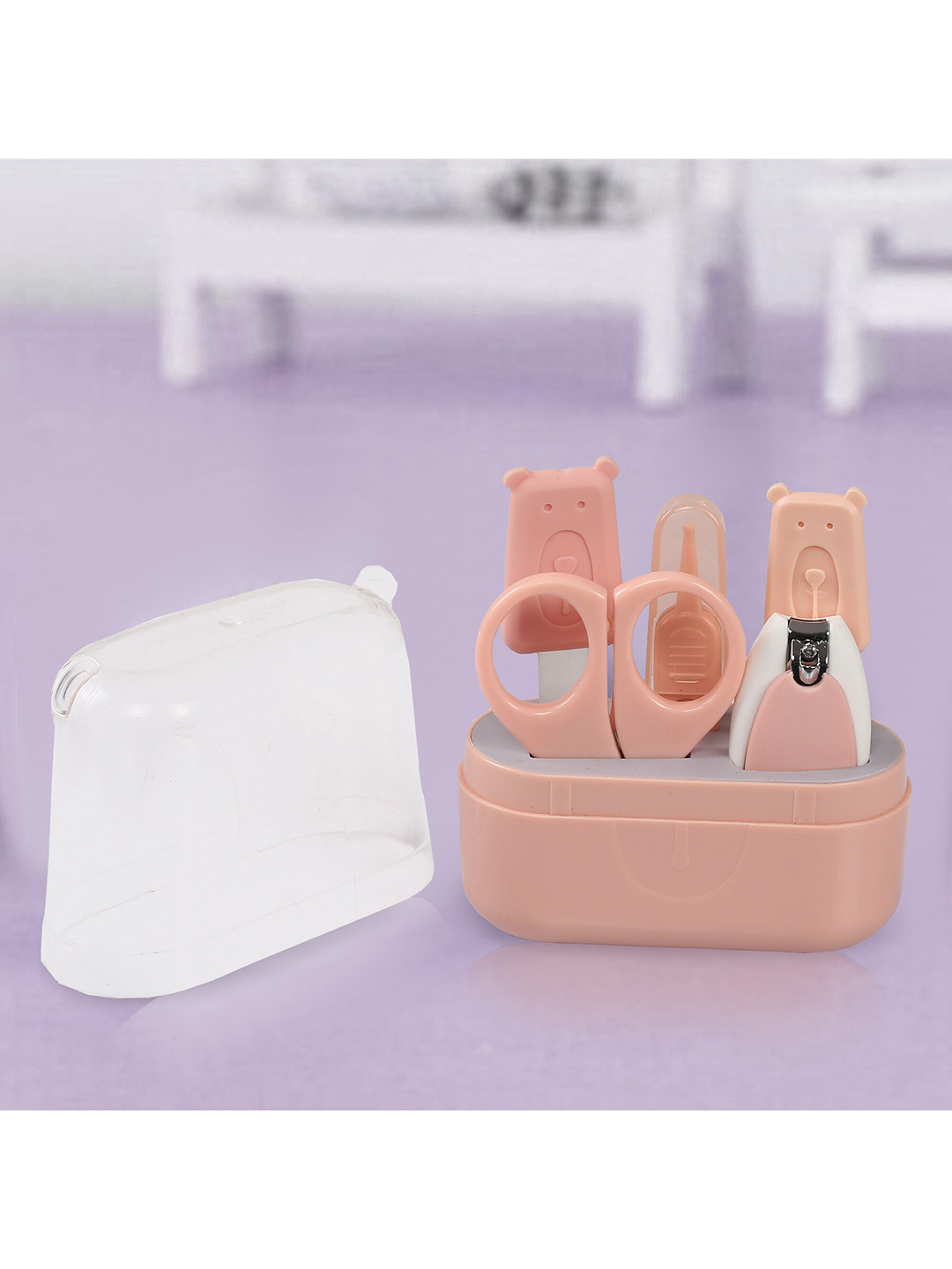 Buy Baby Moo 5 Pcs Peach Grooming Kit - Baby Nail Grooming for Unisex ...