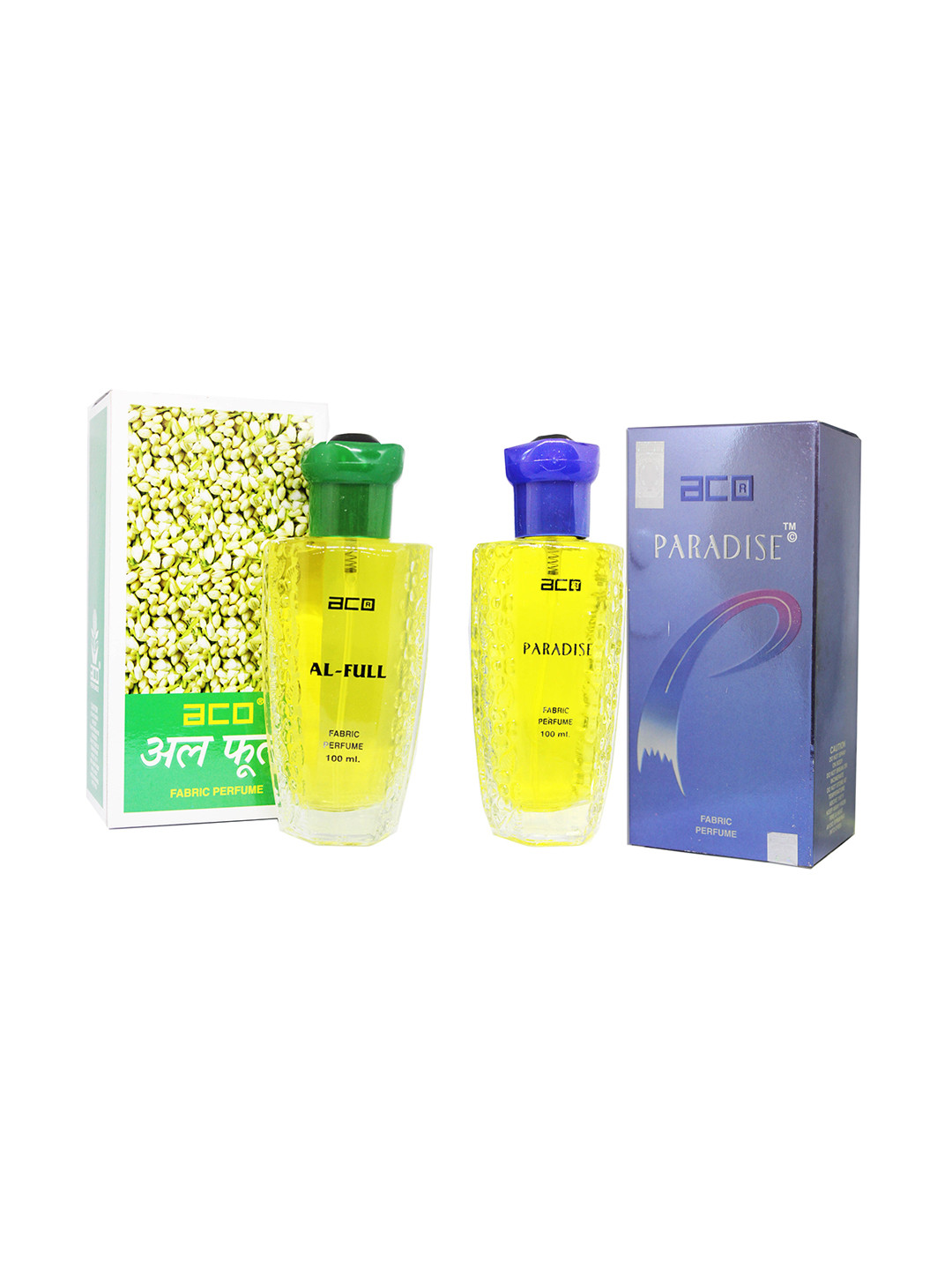 Buy Aco PERFUMES Alfull And Paradise Fabric Perfume Combo Set 100ml ...
