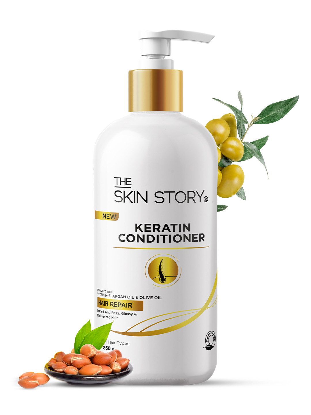 Buy THE SKIN STORY Keratin Smooth Conditioner For Split End & Damage ...