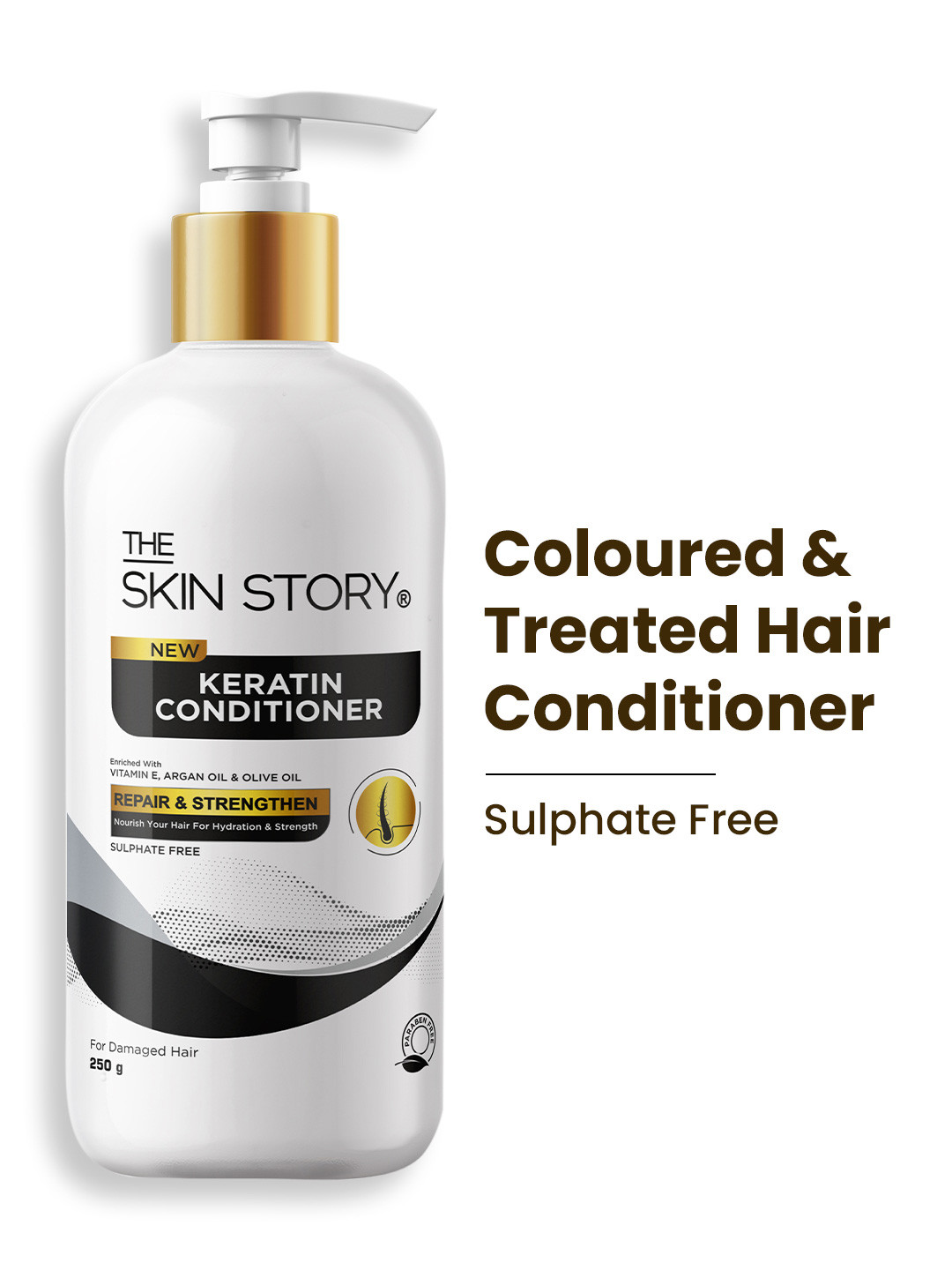 Buy THE SKIN STORY Sulphate Free Keratin Conditioner For Damaged Hair ...