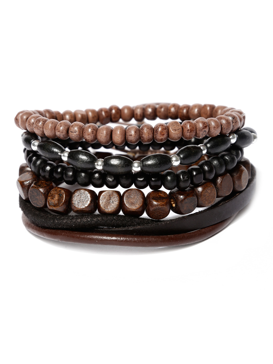 Buy The Bro Code Men Set Of 5 Bracelets - Bracelet for Men 1813570 | Myntra