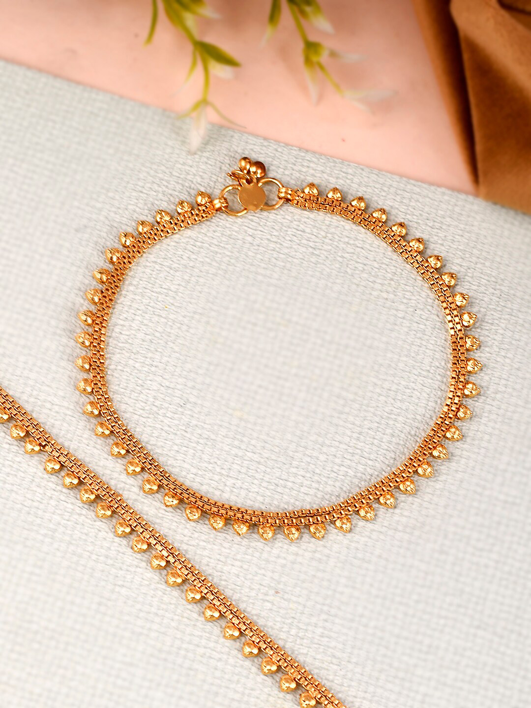 Buy Silvermerc Designs Women Gold Anklet - Anklet for Women 18143926 ...