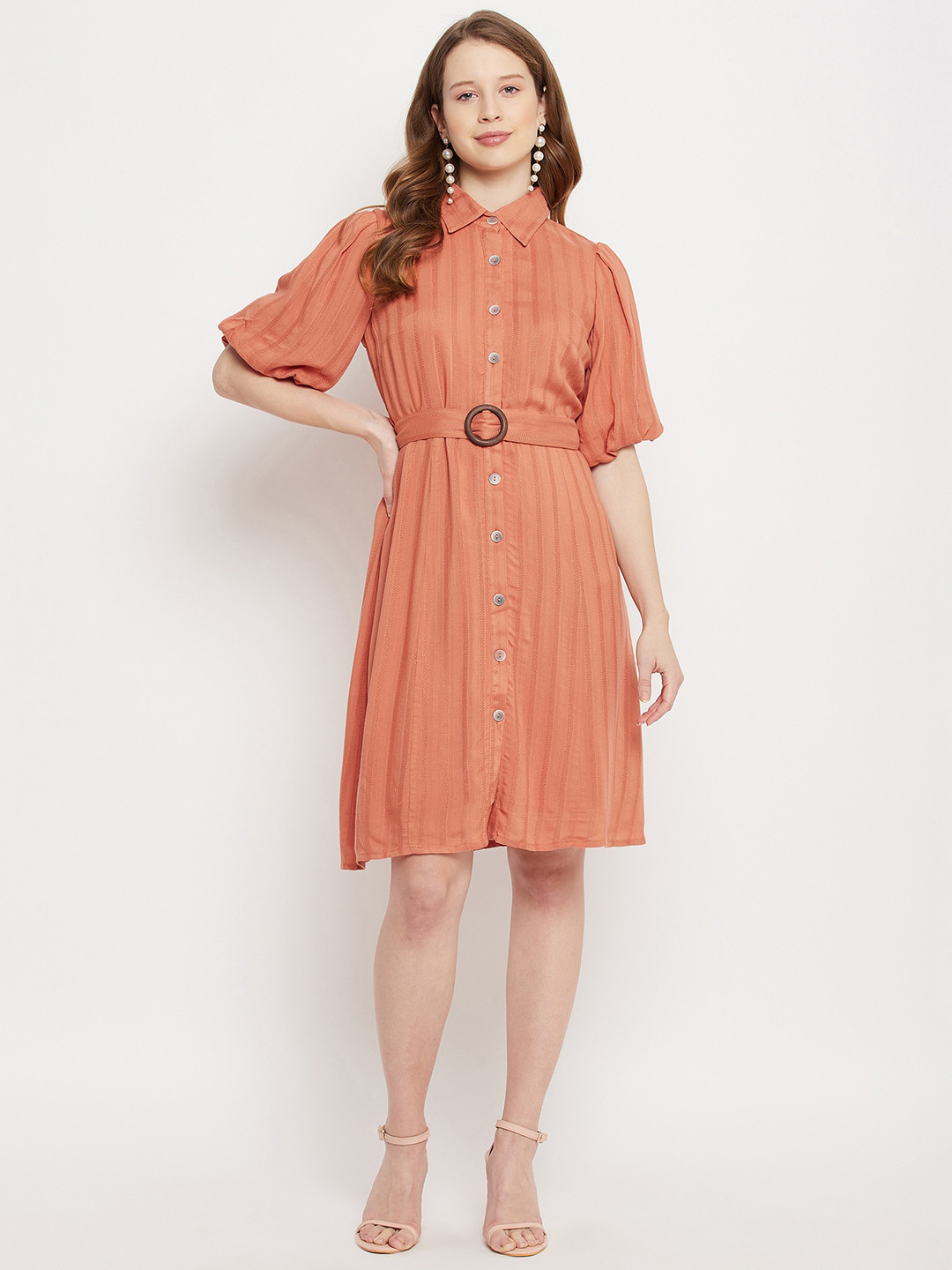 Buy Madame Rust Shirt Dress - Dresses for Women 18147212 | Myntra