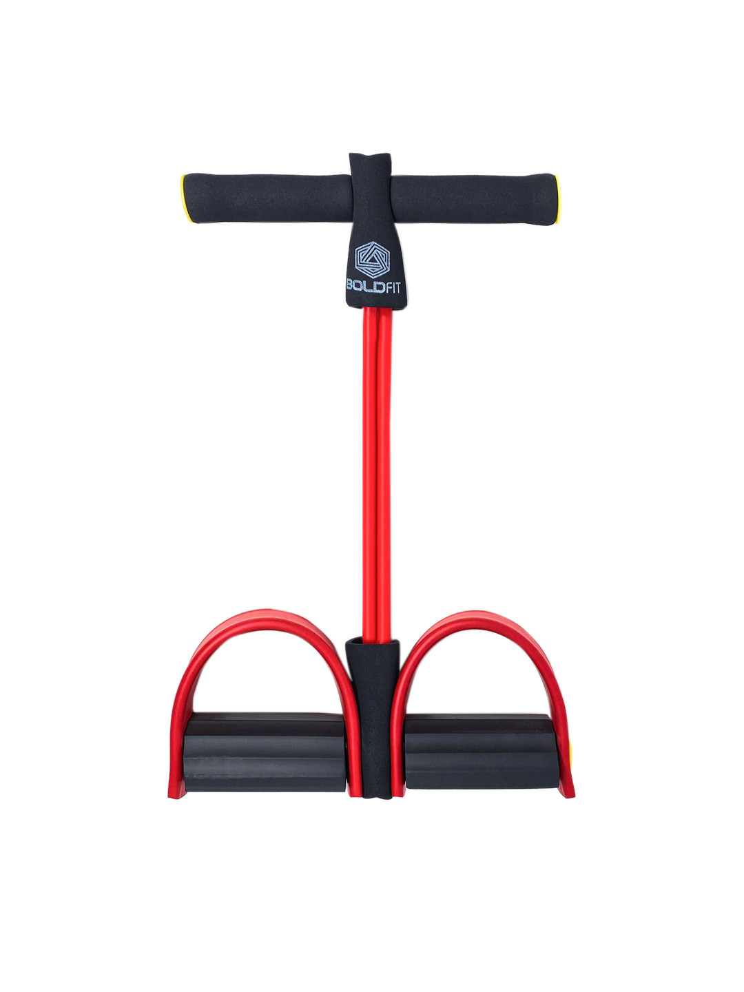 Buy BOLDFIT Red & Black Solid Rubber Tummy Trimmer Waist Fat Buster ...