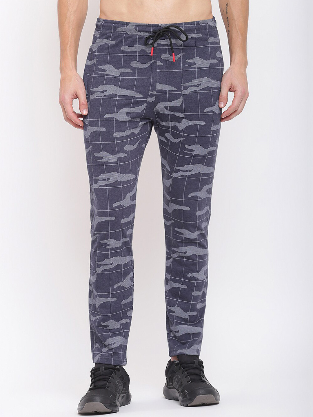 Buy MKH Men Blue Checked Track Pants - Track Pants for Men 18149204 ...