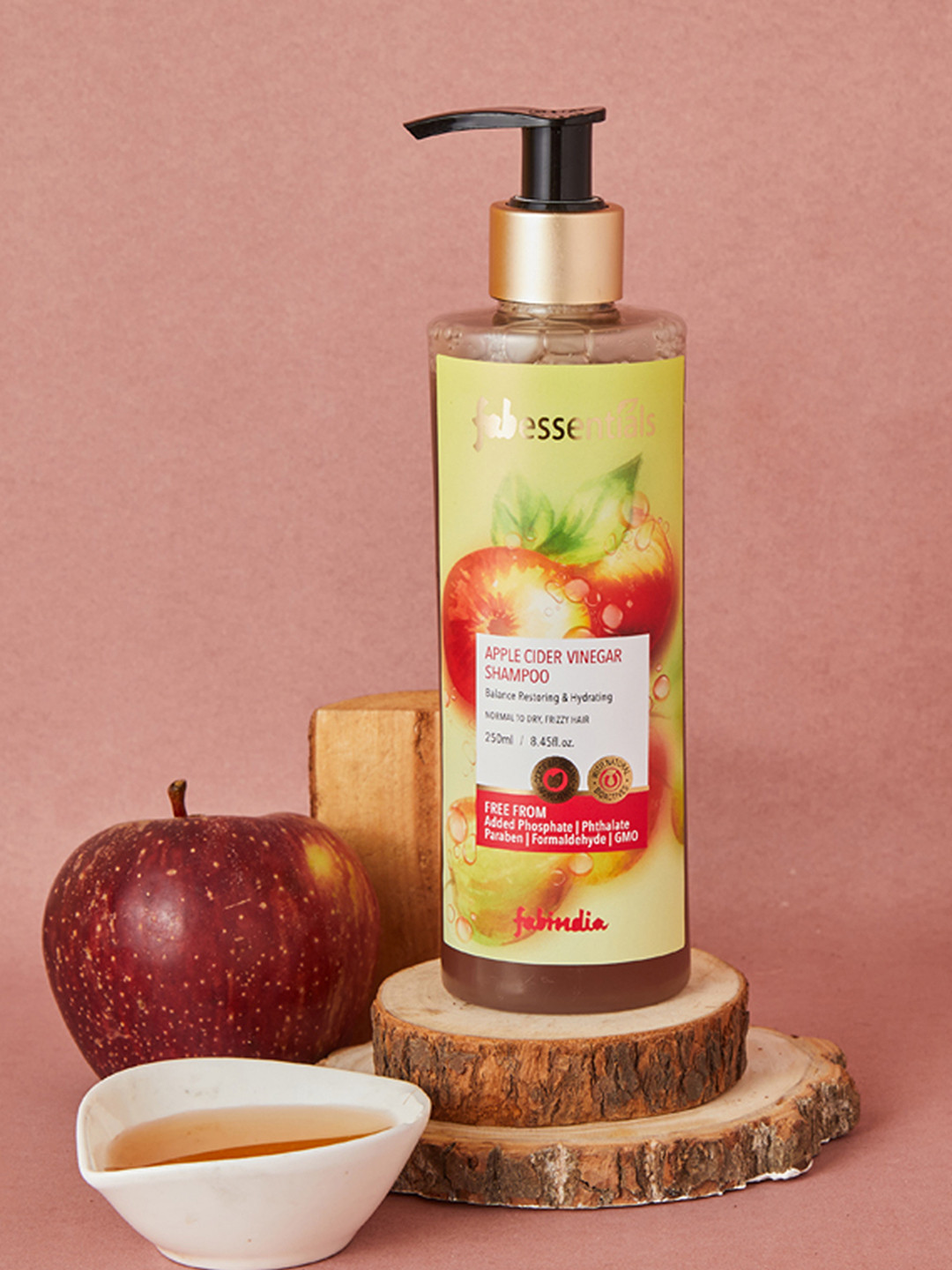 Buy Fabessential Apple Cider Vinegar Shampoo 250 Ml - Shampoo for ...