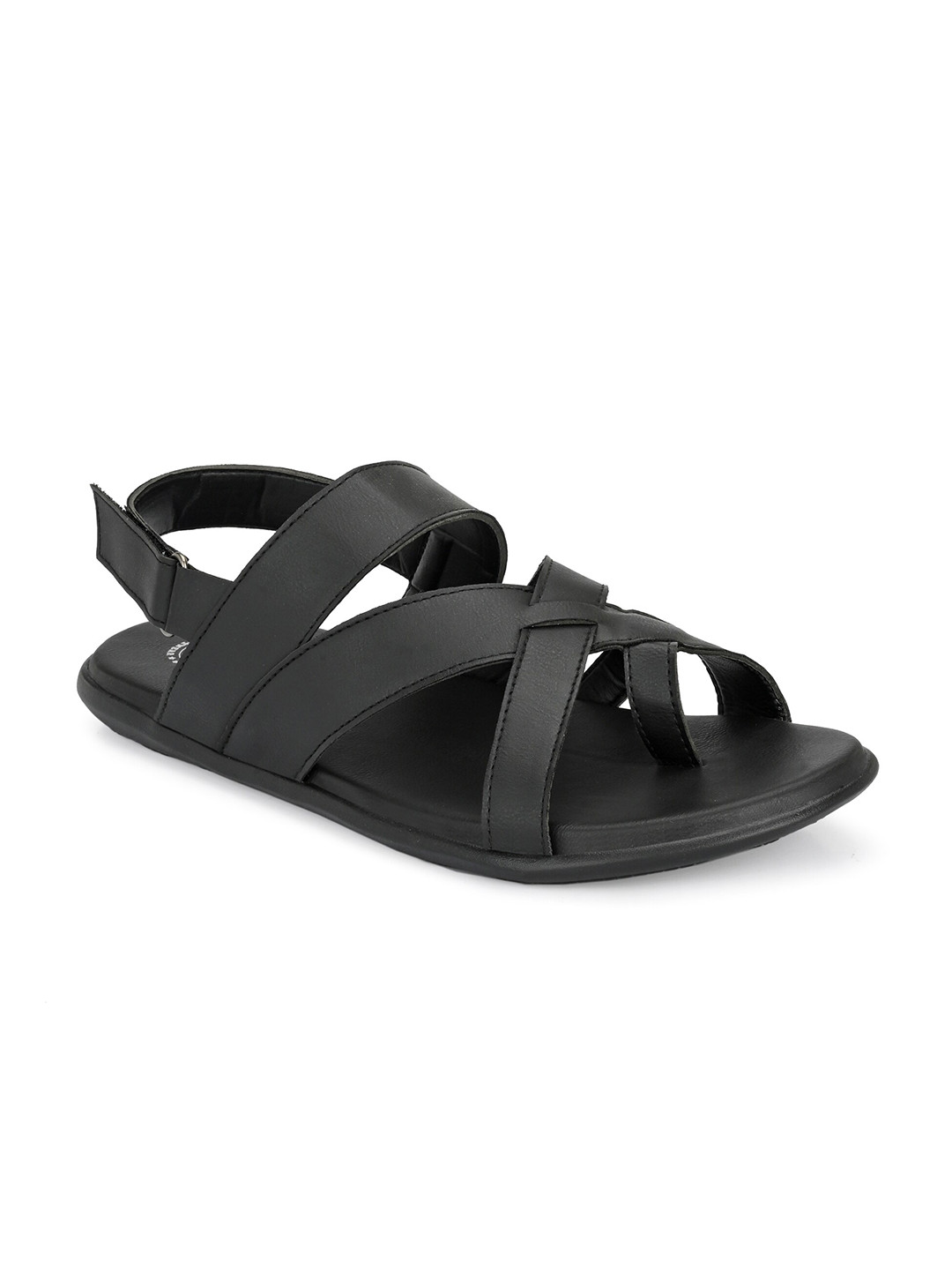 Buy Roadster Men Black Casual Comfort Sandals - Sandals for Men ...