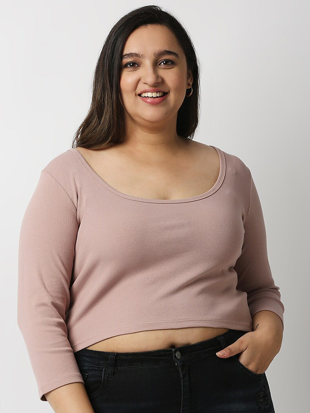Buy 20Dresses Plus Size Rose Crop Top - Tops for Women 18161770 | Myntra
