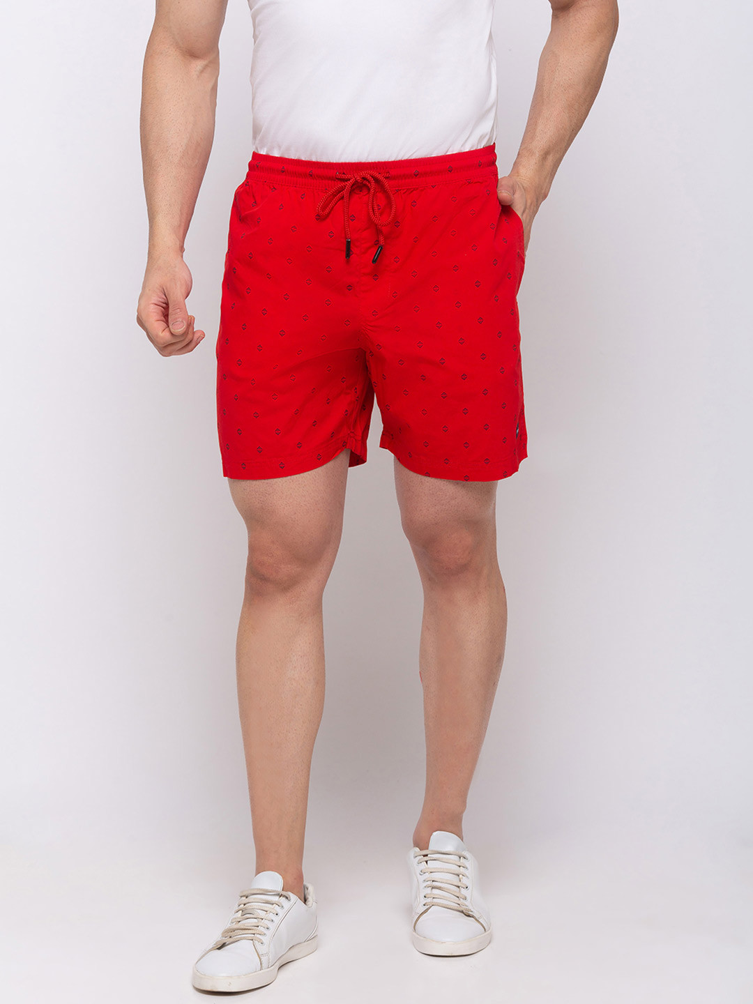 Buy Status Quo Men Red Shorts - Shorts for Men 18164422 | Myntra