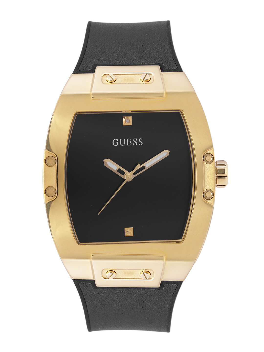 Buy GUESS Men Leather Strap Analogue Watch - Watches for Men 18168986 ...