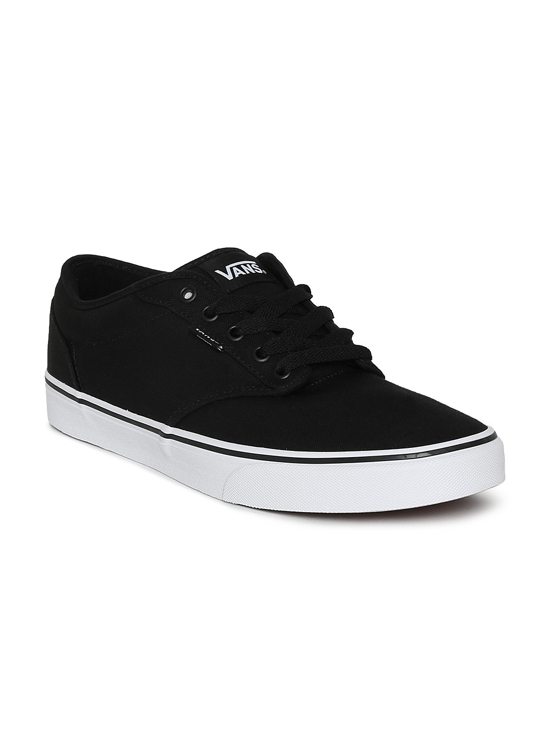 Buy Vans Men Black Solid Sneakers - Casual Shoes for Men 1817006 | Myntra
