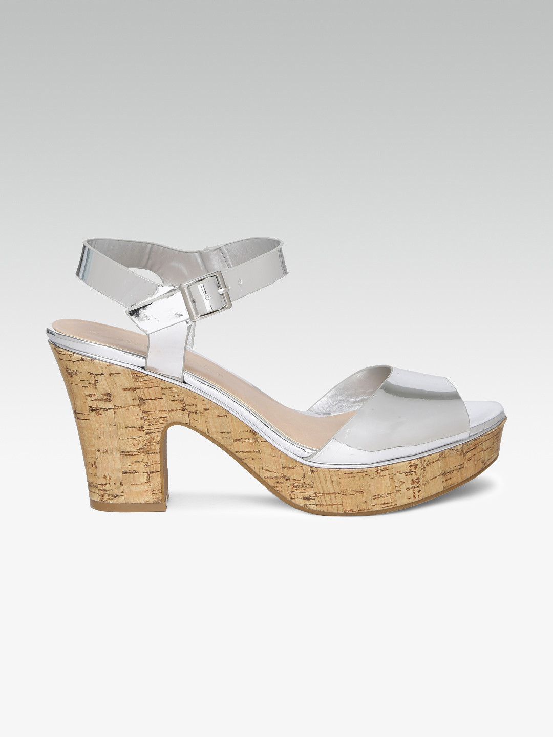 Buy DOROTHY PERKINS Women Silver Toned Heels - Heels for Women 1817703 ...