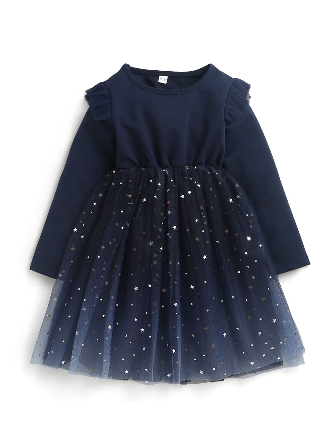 Buy Hopscotch Navy Blue Dress - Dresses for Girls 18178432 | Myntra