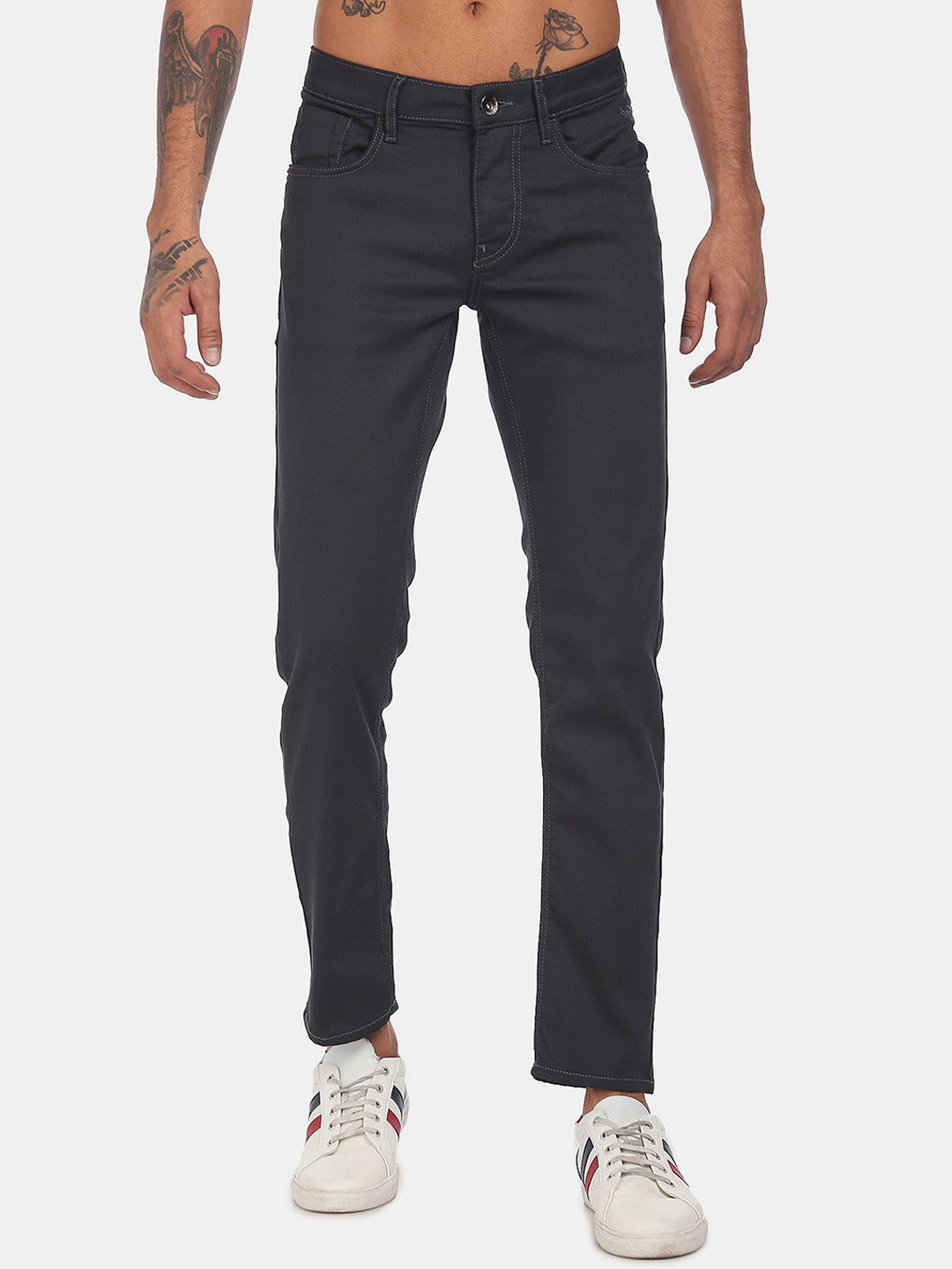 Buy Flying Machine Men Grey Slim Fit Jeans - Jeans for Men 18186312 ...