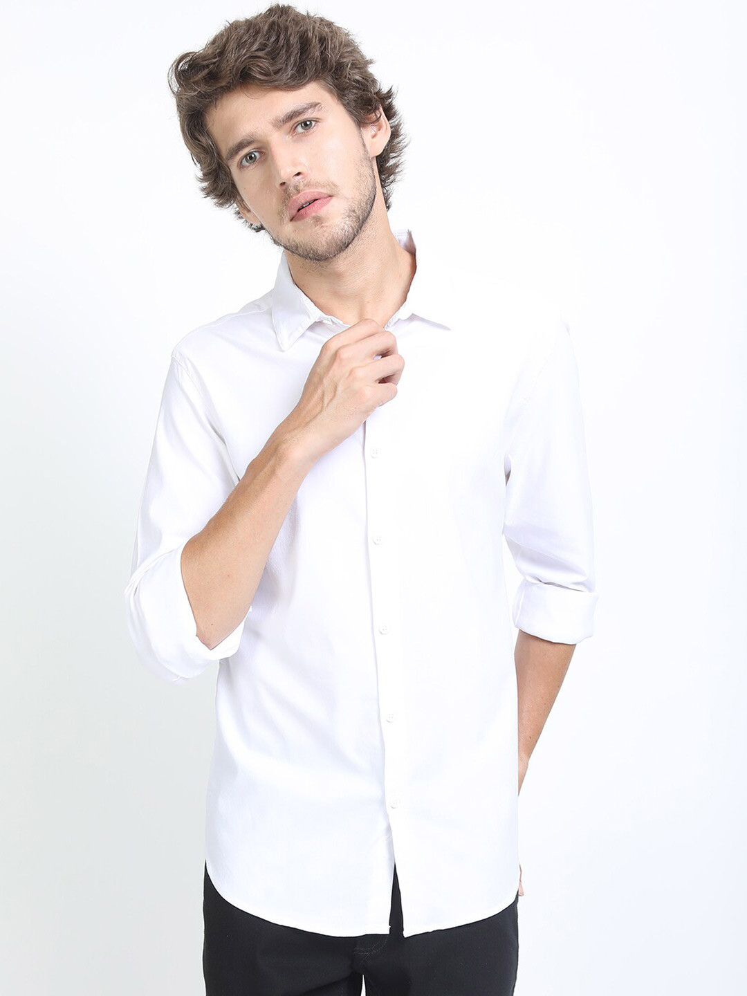 Buy KETCH Men White Slim Fit Casual Shirt - Shirts for Men 18192802 ...
