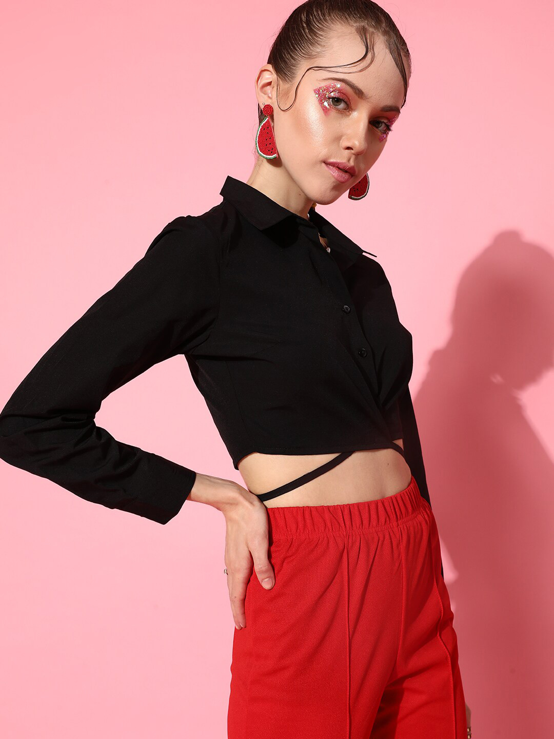 Buy STREET 9 Black Solid Top - Tops for Women 18195700 | Myntra