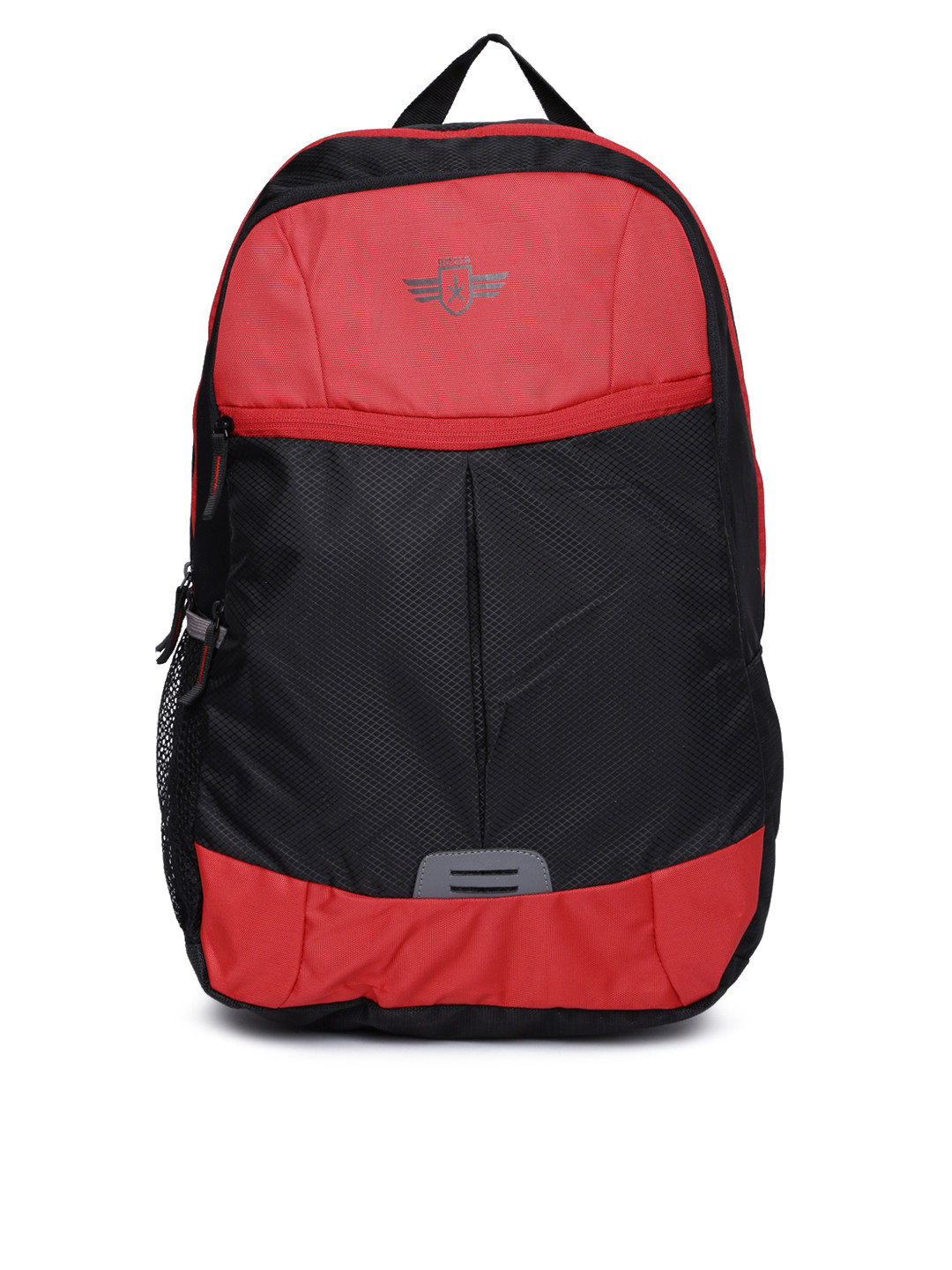 Buy Roadster Unisex Black & Red Colourblocked Dart Backpack - Backpacks ...