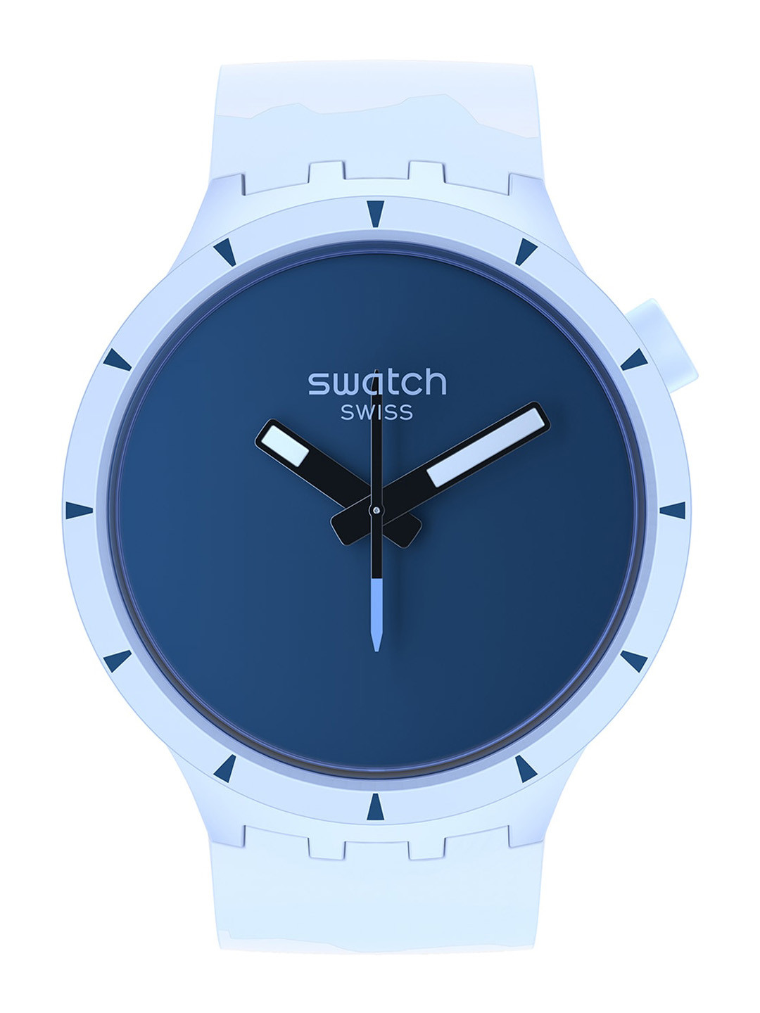 Buy Swatch Unisex Blue Dial & Blue Straps Analogue Watch SB03N102 ...