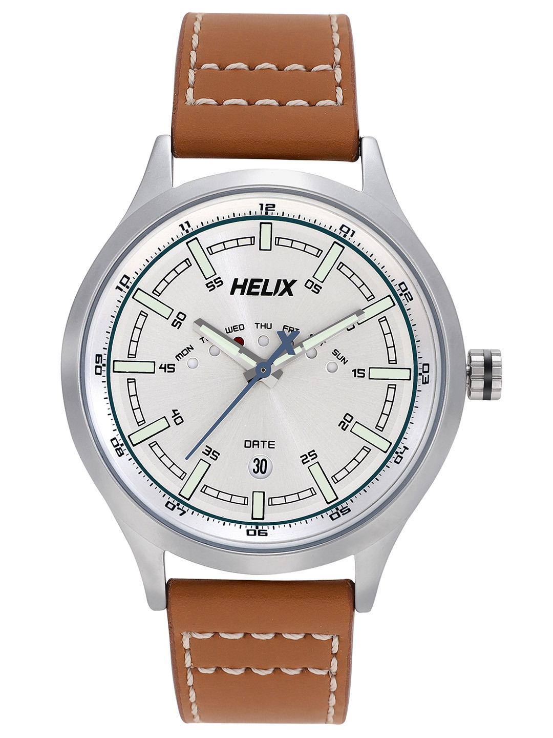 Buy Timex Helix Men Silver Toned Analogue Watch TW003HG12 - Watches for ...