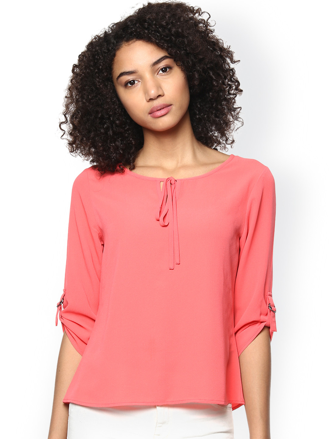 Buy Harpa Coral Pink Top - Tops for Women 1822190 | Myntra