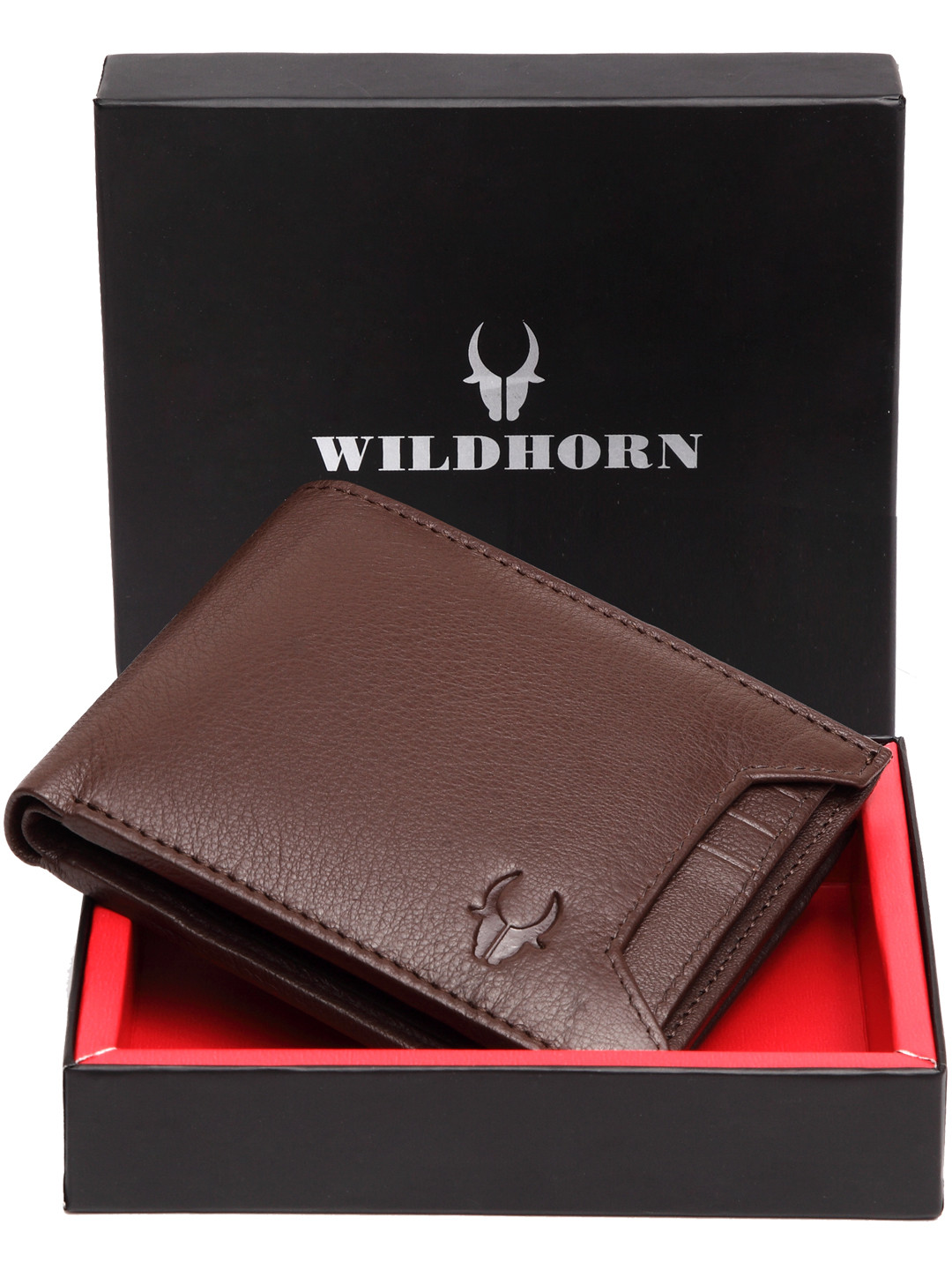 Buy WildHorn Men Brown Genuine Leather Wallet - Wallets for Men 1823100 ...
