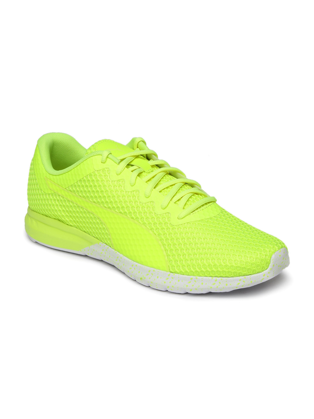 Buy Puma Men Fluorescent Green Vigor Mono Running Shoes - Sports Shoes ...