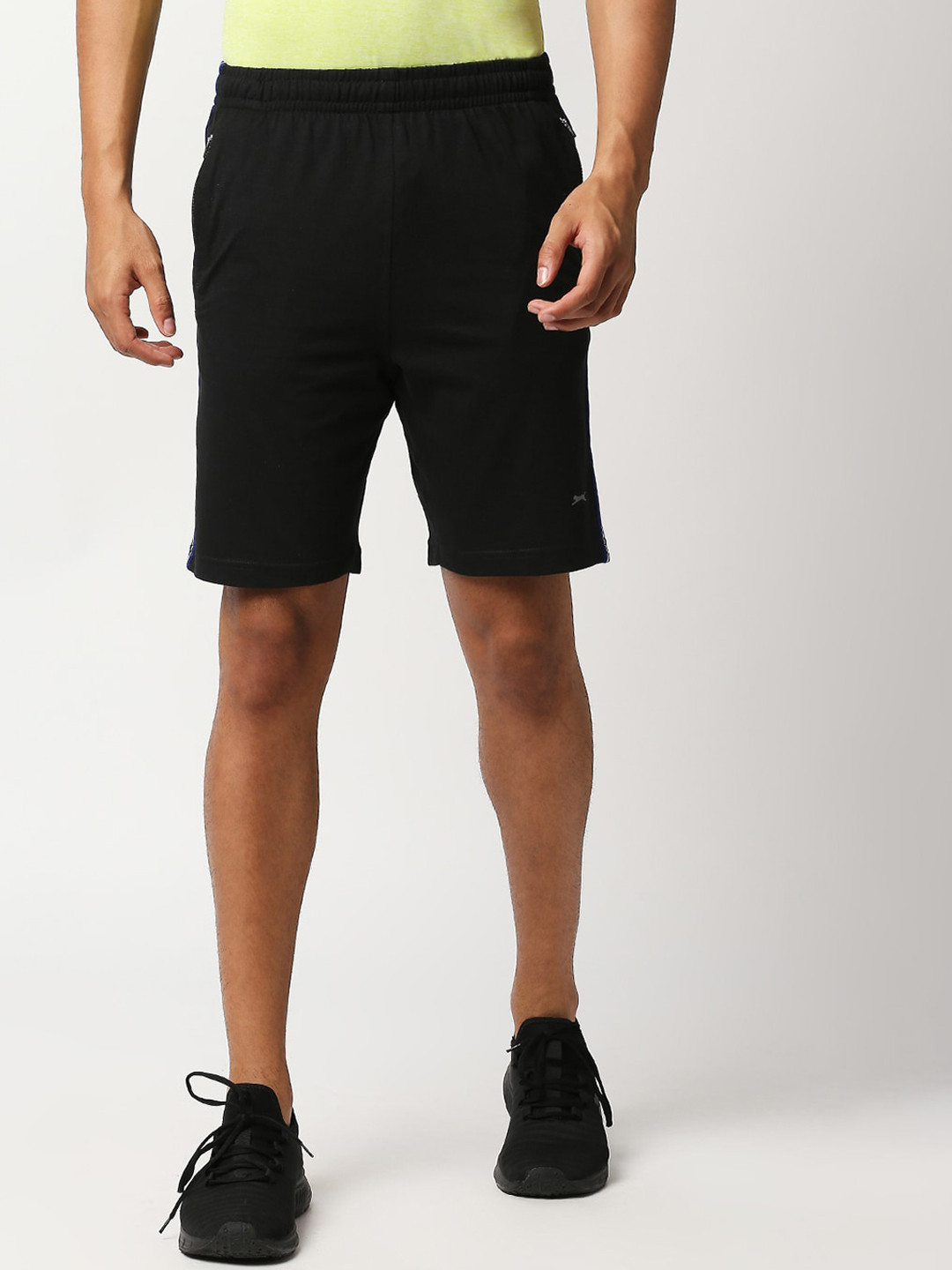 Buy Black Panther Men Black Running Sports Shorts - Shorts for Men ...