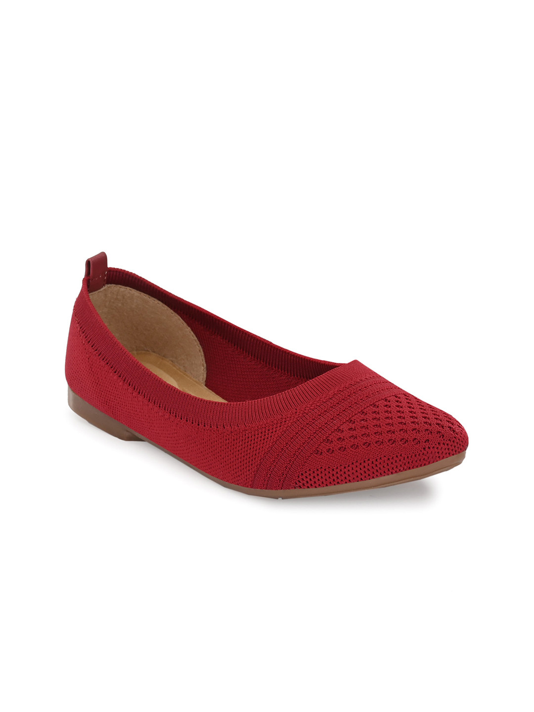 Buy TAURENE Women Maroon Ballerinas Flats - Flats for Women 18239140 ...