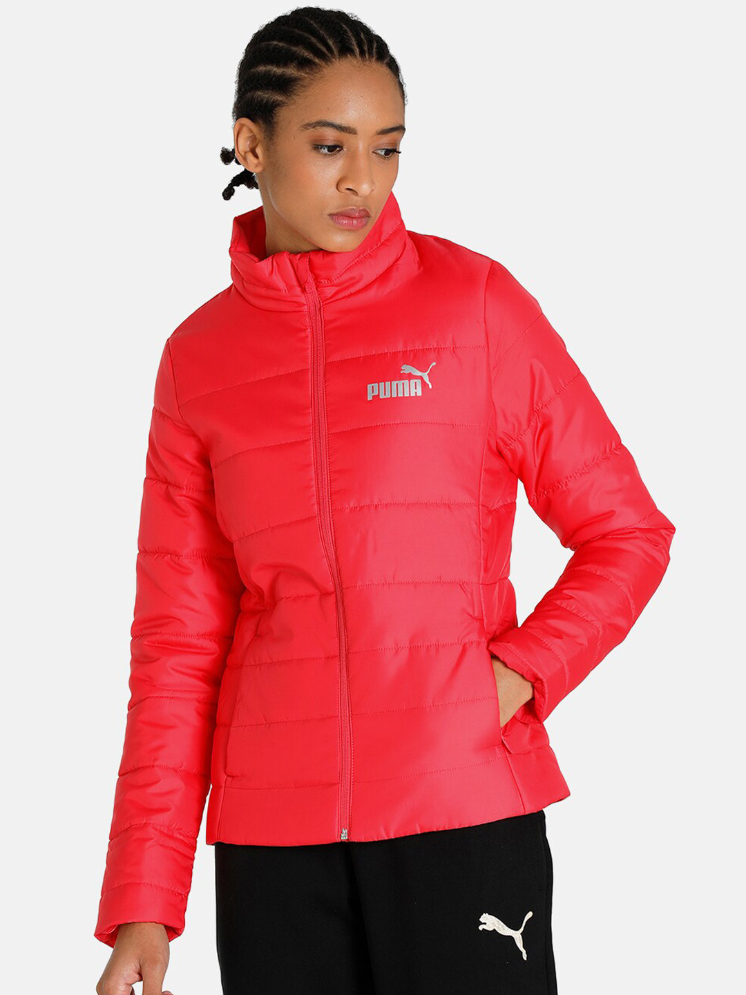 Buy Puma Women Pink Lightweight Padded Jacket - Jackets for Women ...