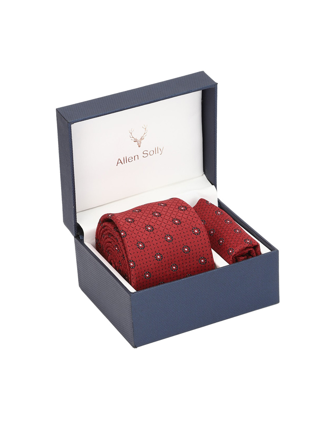 Buy Allen Solly Men Red Printed Accessory Gift Set - Accessory Gift Set ...