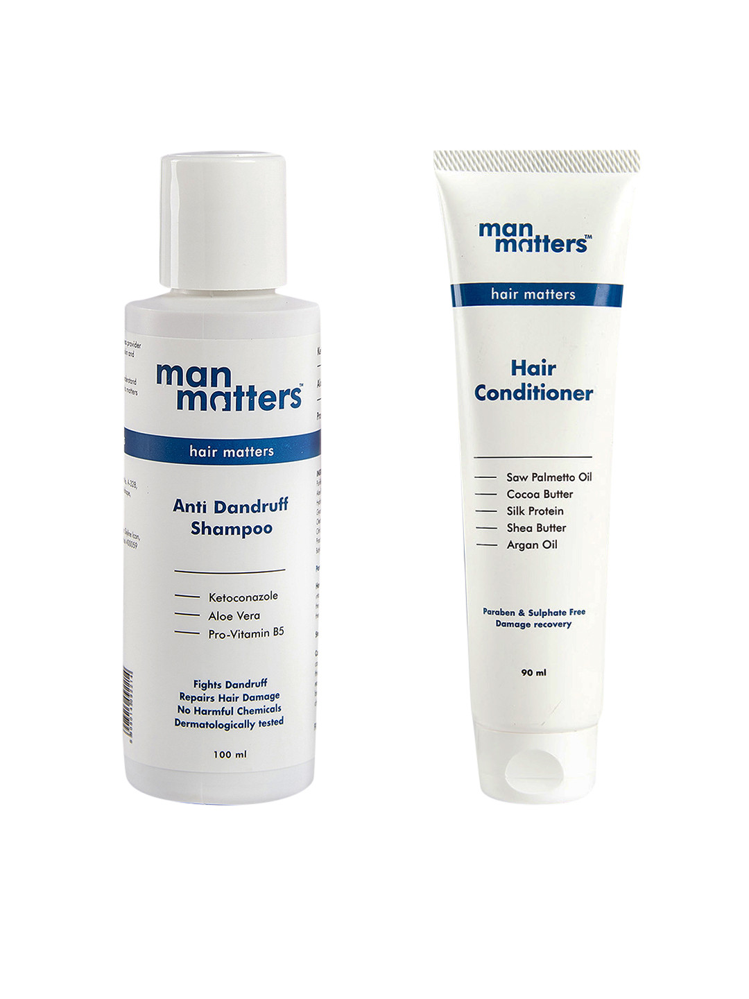 Buy Man Matters Set Of Hair Matters Anti Dandruff Shampoo & Conditioner ...