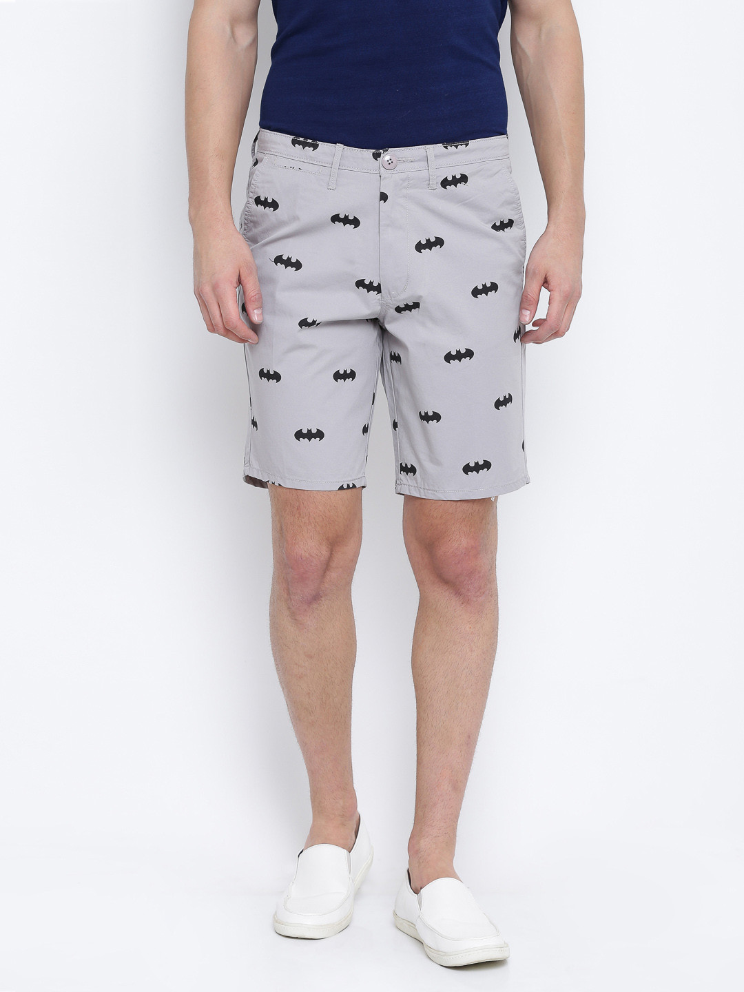 Buy Batman Featured Grey Shorts For Men - Shorts for Men 1826683 | Myntra