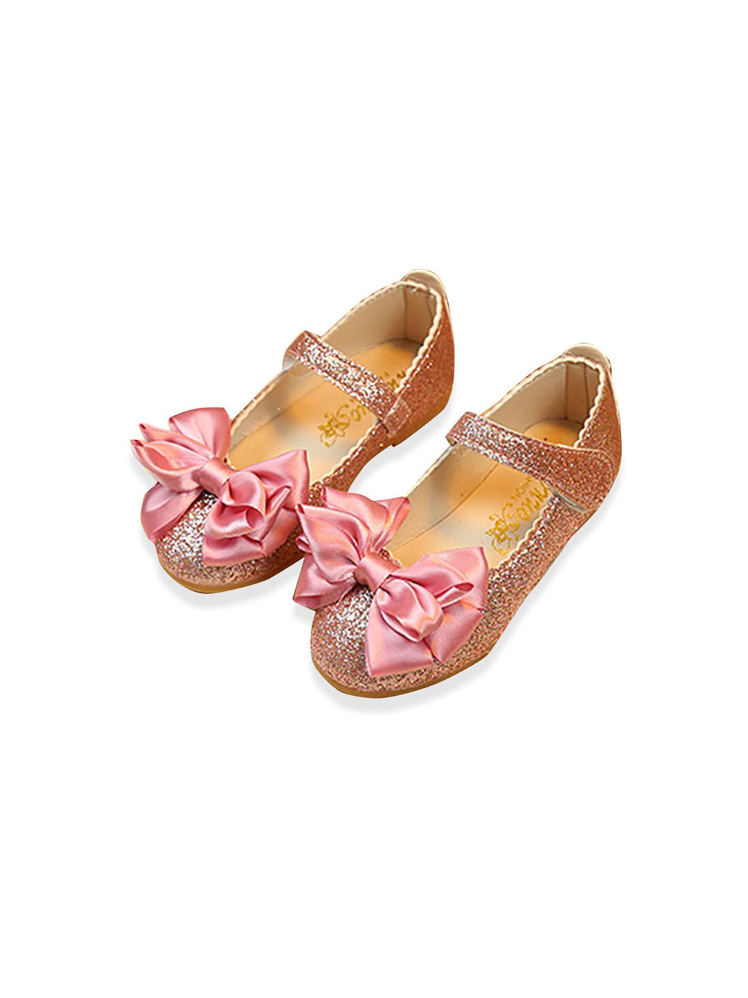 Buy Hopscotch Girls Pink Embellished Party Ballerinas With Bows Flats ...