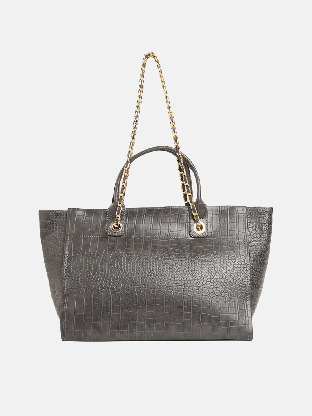 Buy Borse Lele Grey PU Structured Shoulder Bag - Handbags for Women ...