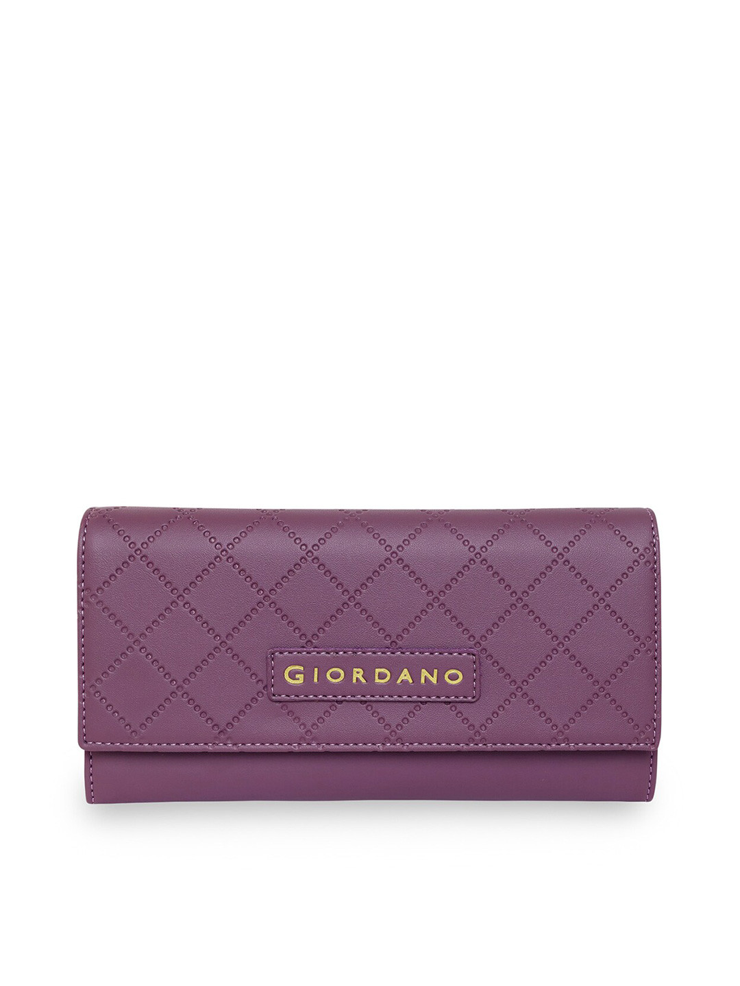 Buy GIORDANO Women Purple PU Two Fold Wallet - Wallets for Women ...