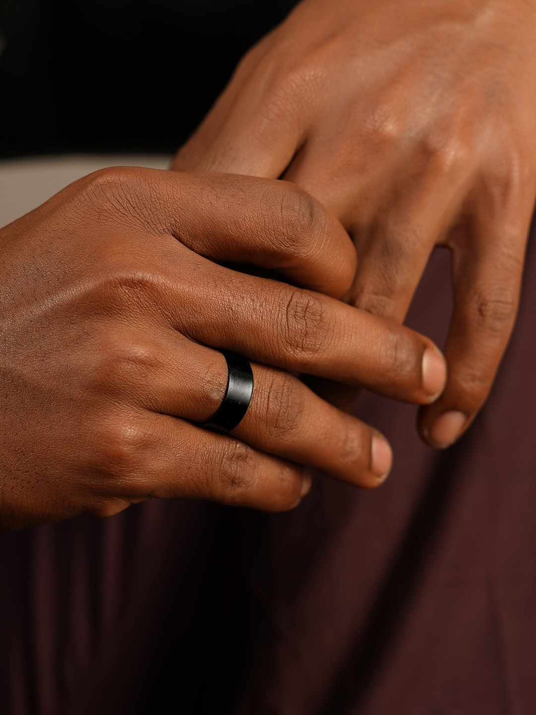 Buy Roadster Men Black Finger Ring - Ring for Men 18293464 | Myntra