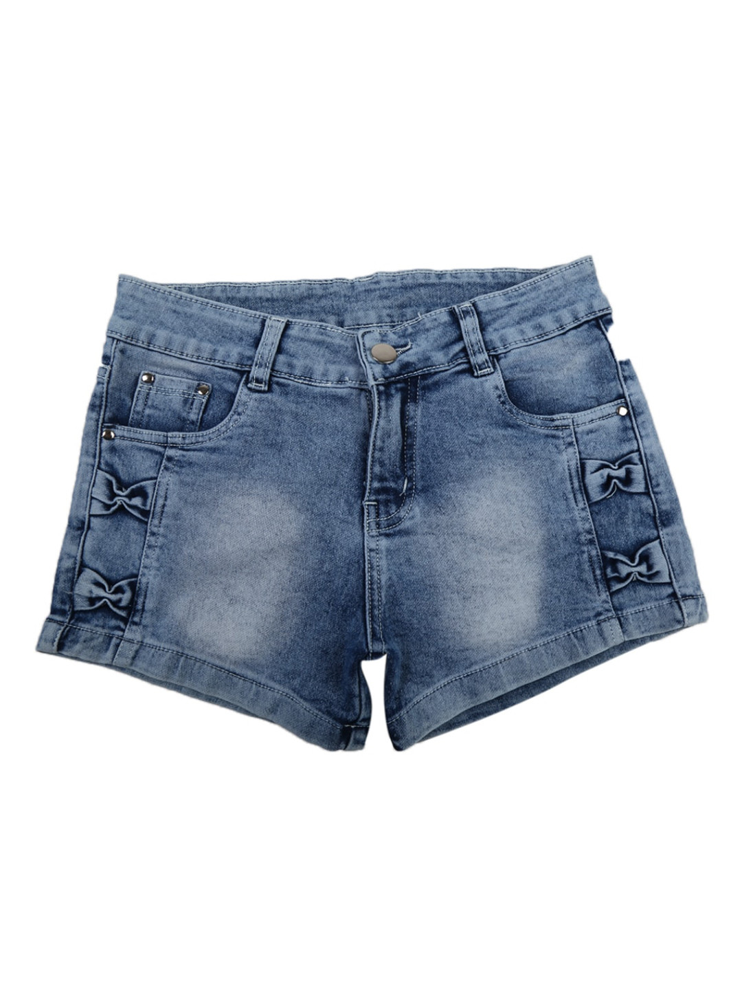 Buy V Mart Girls Blue Denim Shorts - Shorts for Girls 18297462 | Myntra