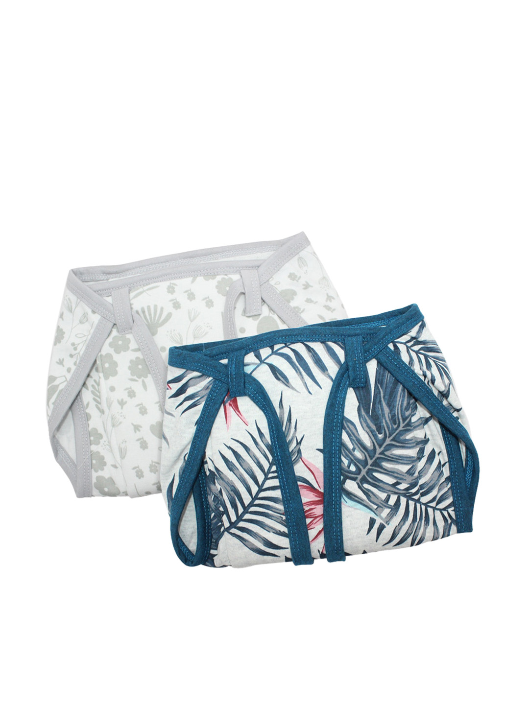 Buy Born Babies Set Of 2 Assorted Reusable Wide Padded Nappy - Diapers ...