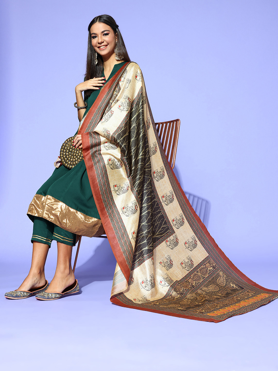 Buy Rang Gali Women Lovely Olive Dupatta - Dupatta for Women 18299960 ...