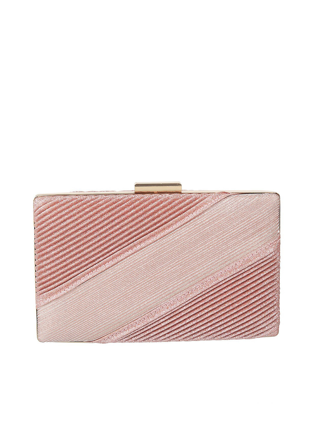 Buy Mochi Pink Colourblocked Box Clutch - Clutches for Women 18303288 ...