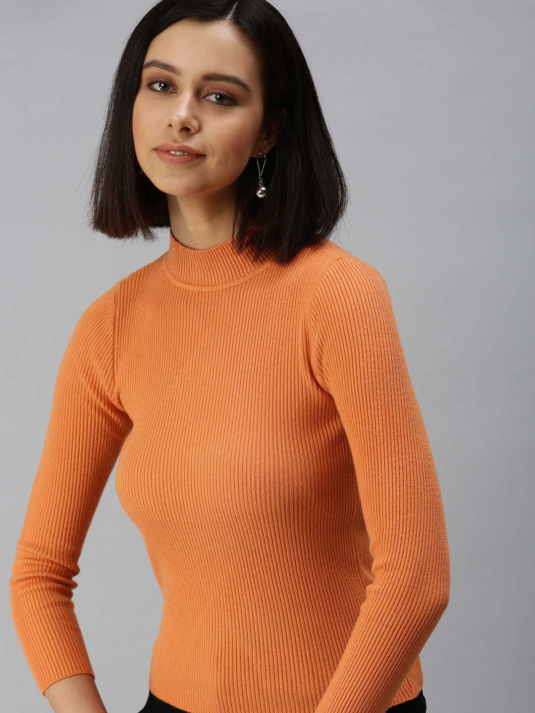 Buy SHOWOFF Orange Solid Top - Tops for Women 18303578 | Myntra