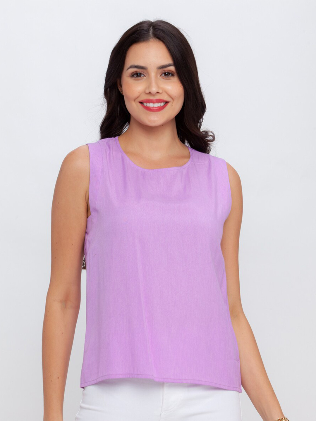 Buy Zink London Women Purple Top - Tops for Women 18310366 | Myntra