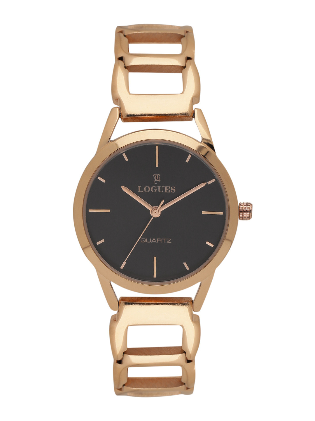 Buy LOGUES Women Black Dial Watch 6064WM - Watches for Women 1831149 ...